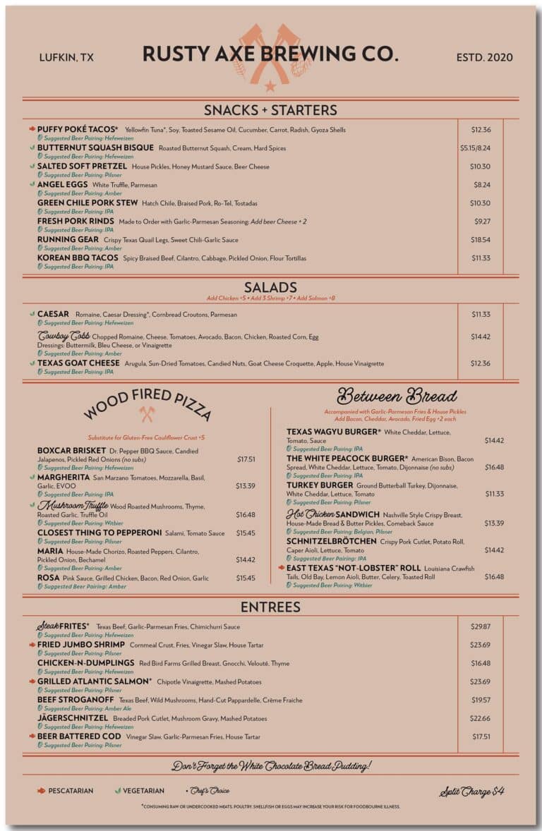 Bistro - Rusty Axe Brewing